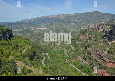 Siurana's surroundings in the Prades mountains Stock Photo - Alamy