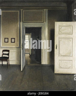 Vilhelm HammershøI- Interior Strandgade 30 1901 Stock Photo - Alamy