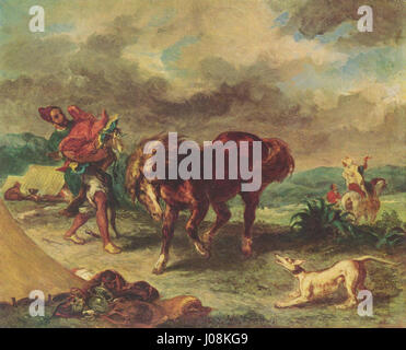 Eugène Delacroix, a key figure in the Romantic movement, is renowned ...