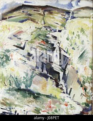 A landscape painting by Leander Engström, depicting the serene summer ...