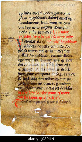 The Liber Iudiciorum, a legal code from the 7th century Visigothic ...