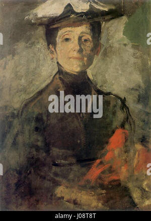 Olga Boznańska's 'Autoportret' (Self-Portrait) is a reflection of the ...