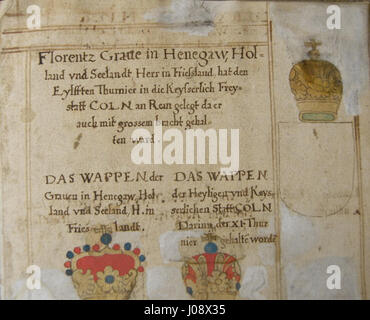 This manuscript, known as the Turnierbuch, is a 17th-century ...