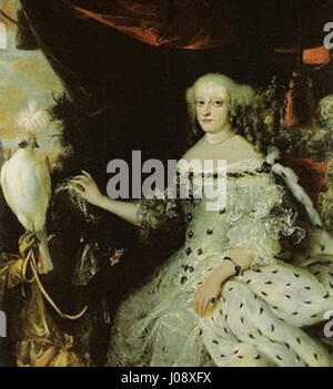 A historical portrait of Princess Amalie of Denmark, known for her ...