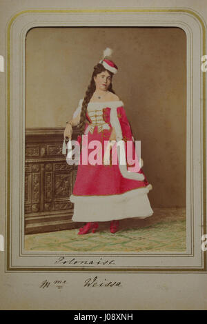 Szathmári’s painting, Romanian court members in historical costume ...