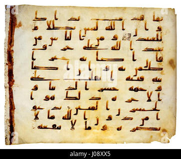 The ‘Uthman Qur'an 3 Kufic is a historical manuscript featuring Kufic ...