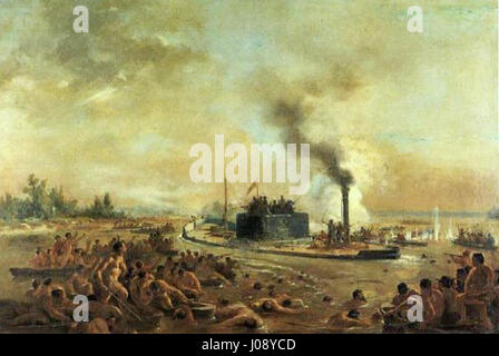 Victor Meirelles' 'Estudo para Passagem de Humaitá' (Study for the ...