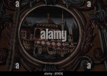 ‘Sarena Dzamija vnatresnost’ (Interior of the Sarena Mosque) captures ...