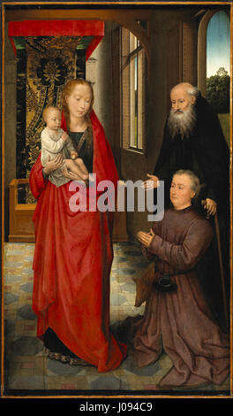 *Madonna and Child* by Hans Memling, a work in the collection of the Salting collection, depicts ...