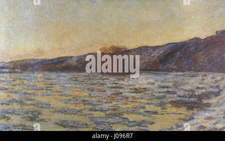 Claude Monet's 'La Débacle de la Seine' depicts the Seine river during ...