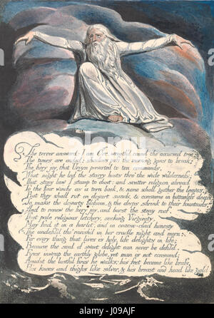 William Blake America. A Prophecy, Plate 17, On Albions Angels Stock ...