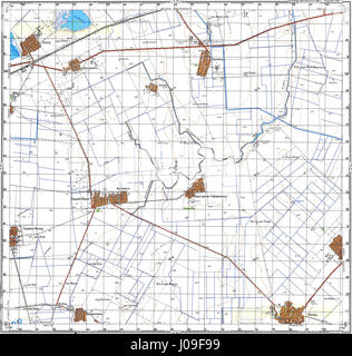 Harta fizică a comunei Bordei Verde, Brăila Stock Photo - Alamy