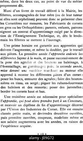 ‘Le Métier de Corsetière’ is a depiction of a corset maker at work ...