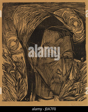 David Müller Ernst Ludwig Kirchner (German, 1880-1938). , 1919. Woodcut ...