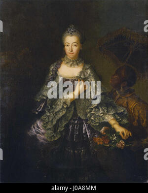 A portrait of Princess Elisabeth of Prussia, painted during the 19th ...