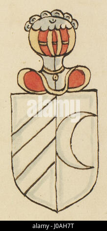 This illustration depicts historical insignia of notable men in Norway ...