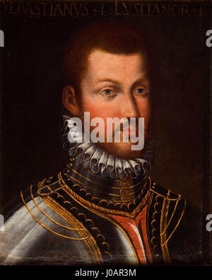 A portrait of King Sebastião of Portugal, painted by Vieira Lusitano ...