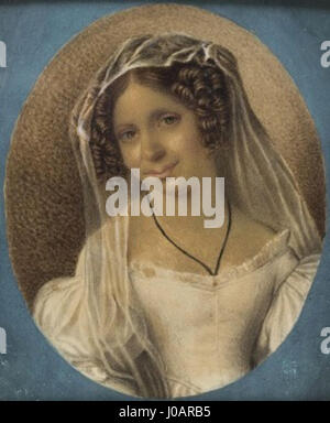 Portrait of Salomea Słowacka, mother of Polish poet Juliusz Słowacki ...