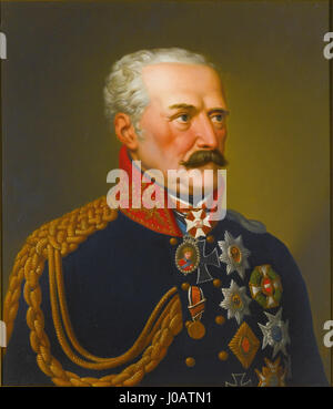 Prussian field marshal Gebhard Leberecht von Blücher on horseback at ...