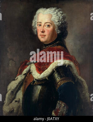 Antoine Pesne's portrait of King Frederick William I of Prussia ...