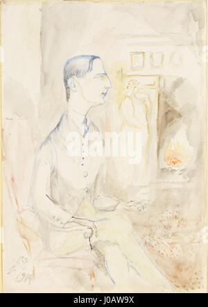 Nils Dardel's portrait of Bertil Reuterskiöld captures a striking image ...