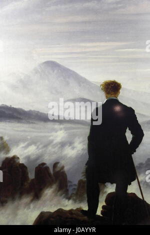 Wanderer above the Sea of Fog [Der Wanderer über dem Nebelmeer] by ...