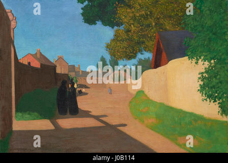 'Chemin ensoleillé' by Félix Vallotton, 1914 Stock Photo - Alamy