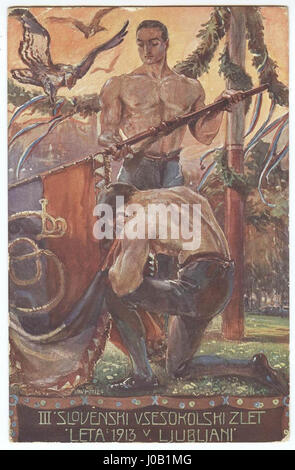 Ivan Vavpotić’s 'Sokolski plakat' is a poster design for the Sokolski ...