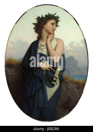 Painting 'The Muse (Philomèle)' by William-Adolphe Bouguereau ...