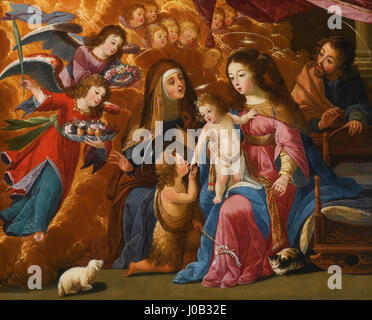 Josefa de Óbidos' 'Sagrada Família' represents a sacred scene with the ...