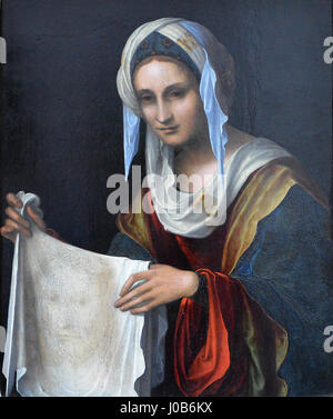 The painting 'Saint Veronica' depicts the biblical story of Saint ...