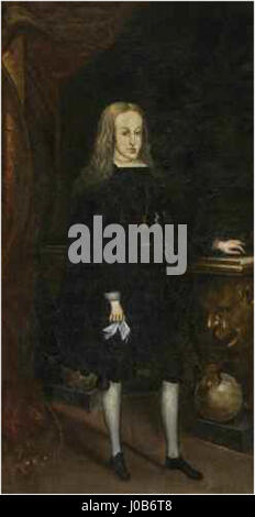 This portrait of Carlos II, the last Habsburg King of Spain, captures ...