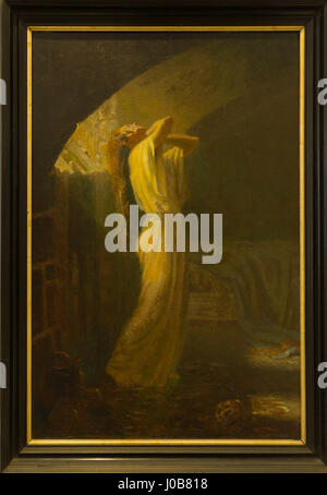'Le Désespoir' (Despair) by Marcel Roux, painted in 1905, captures an ...