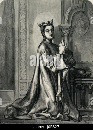 This artwork depicts Saint Kinga, a revered figure in Polish history ...