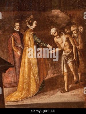 'Santa Isabel de Portugal' depicts the saint in her traditional attire ...