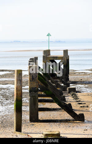 Remains of Gog's Berth, a pier from which the barges Gog and Magog ...