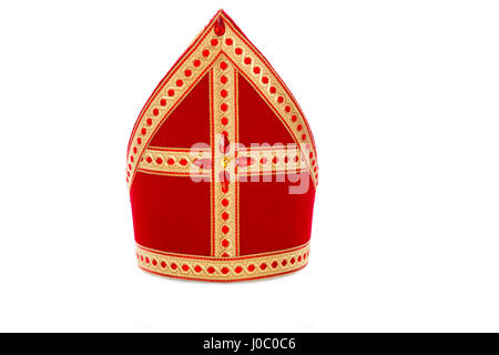 Mitre of sinterklaas and hat of zwarte piet ( black pete), part of ...