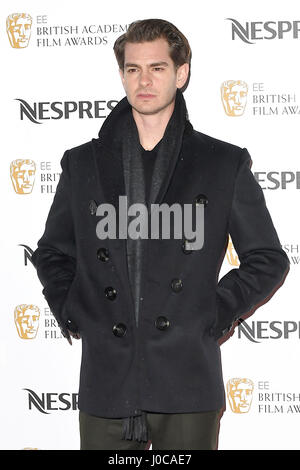 Andrew Garfield attends the BAFTA nominees party at Kensington Palace ...