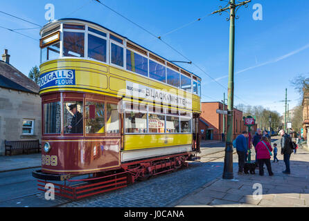 NATIONAL TRAMWAY MUSEUM TRAM TRANSPORT RAIL Stock Photo - Alamy