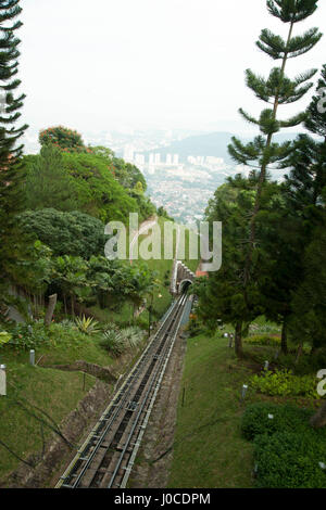 Aerial view from bukit bendera hill, penang, malaysia, asia Stock Photo ...