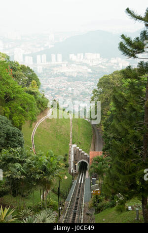 Aerial view from bukit bendera hill, penang, malaysia, asia Stock Photo ...