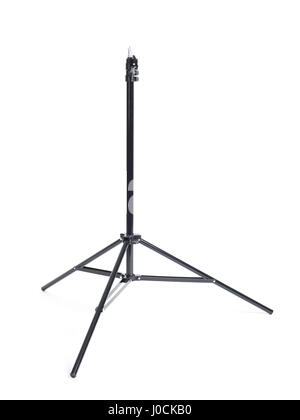 Studio light stand isolated on white background with copy space Stock ...