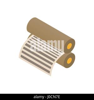 Platen for printing machines icon, cartoon style Stock Vector Image ...