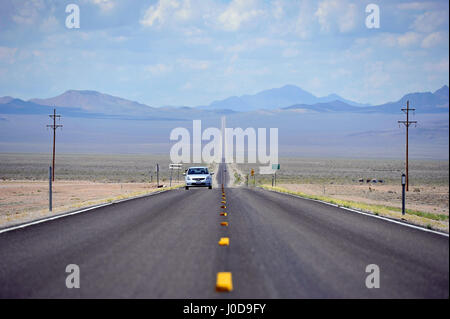 State Highway 375, known as the "Extraterrestrial Highway", crosses a ...