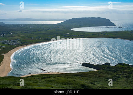 Dunaff Head and Tullagh Point over Tullagh Bay, from Binnion hill ...