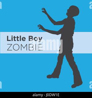 Zombie Silhouette side view images Stock Vector Image & Art - Alamy