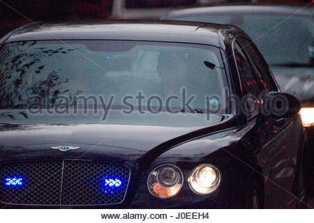 Diplomatic Protection Police Car, London, Sunday, April 11, 2010 Stock ...