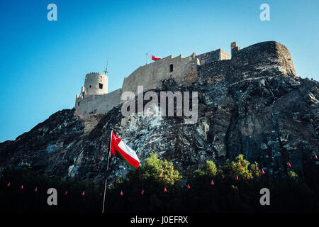 Fortress Muttrah, Fort in Muscat, Oman Middle East Stock Photo - Alamy
