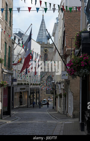 Le Pollet, High Street, St Peter Port, Guernsey, Channel Islands Stock Photo - Alamy