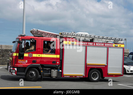 Guernsey Fire and Rescue Service Stock Photo - Alamy